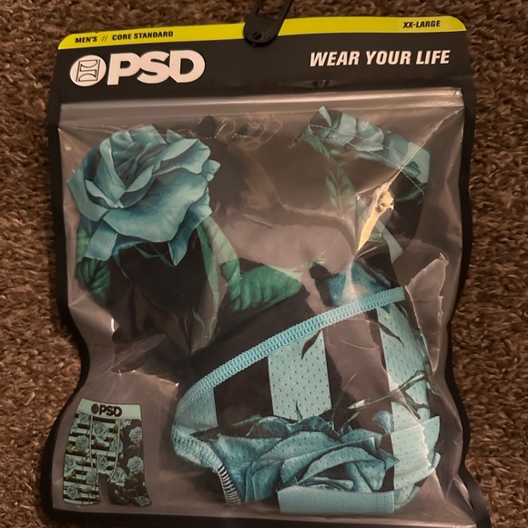 PSD | Underwear & Socks | Psd Mens Spliced Roses Boxer Briefs | Poshmark